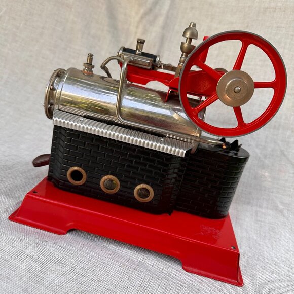 Wilesco | Toys | Vintage Wilesco D4 Stationary Teaching Toy Live Steam Engine D 14 Germany ...